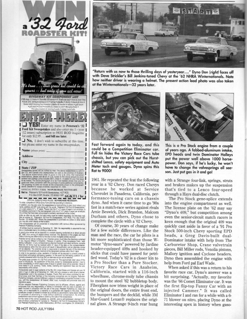 1962 Chevrolet Bel Air Pro Mod/Exhibition - DynoDon Official Website