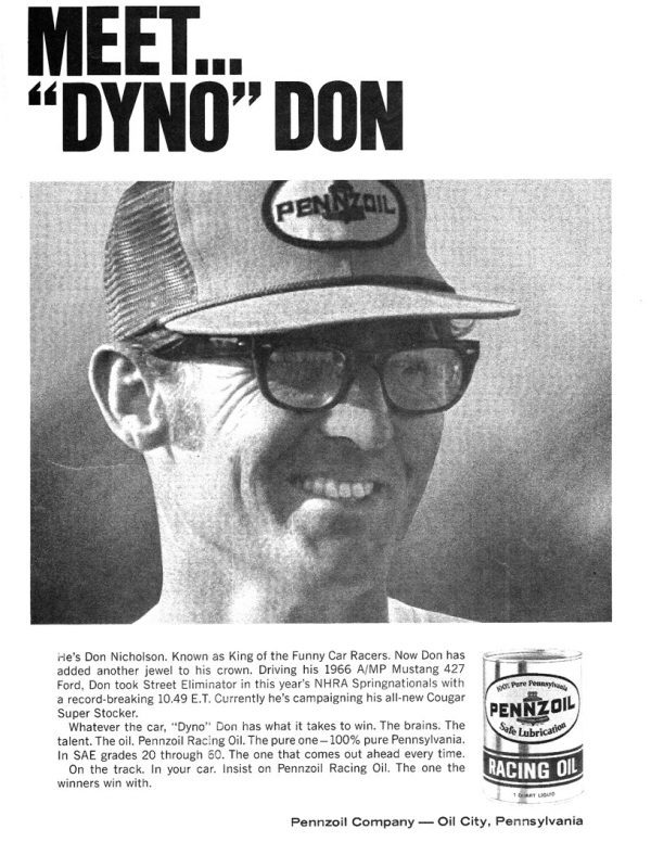 Dyno Don Nicholson - See Him in Advertising - Official Gallery